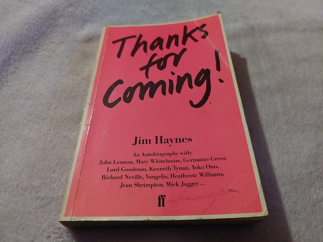 Thanks for coming Jim Haynes