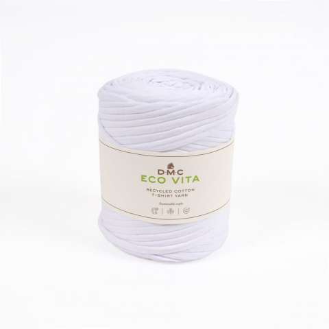 ECO VITA COTON RECYCLE FIL T-SHIRT -390 WHITE 450GR/100M