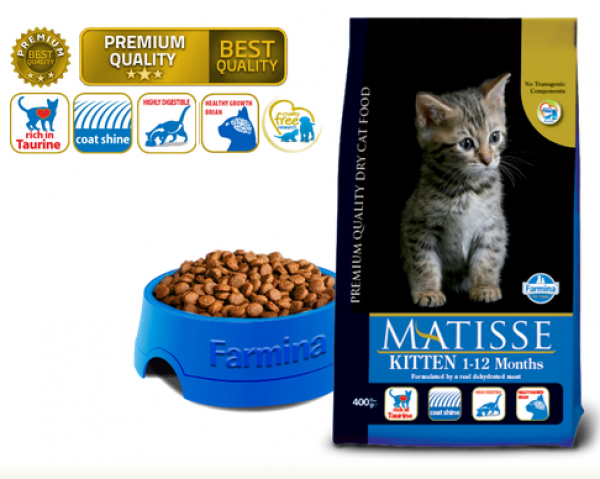 Matisse High Premium Suva hrana Kitten Chicken & Rice 400g