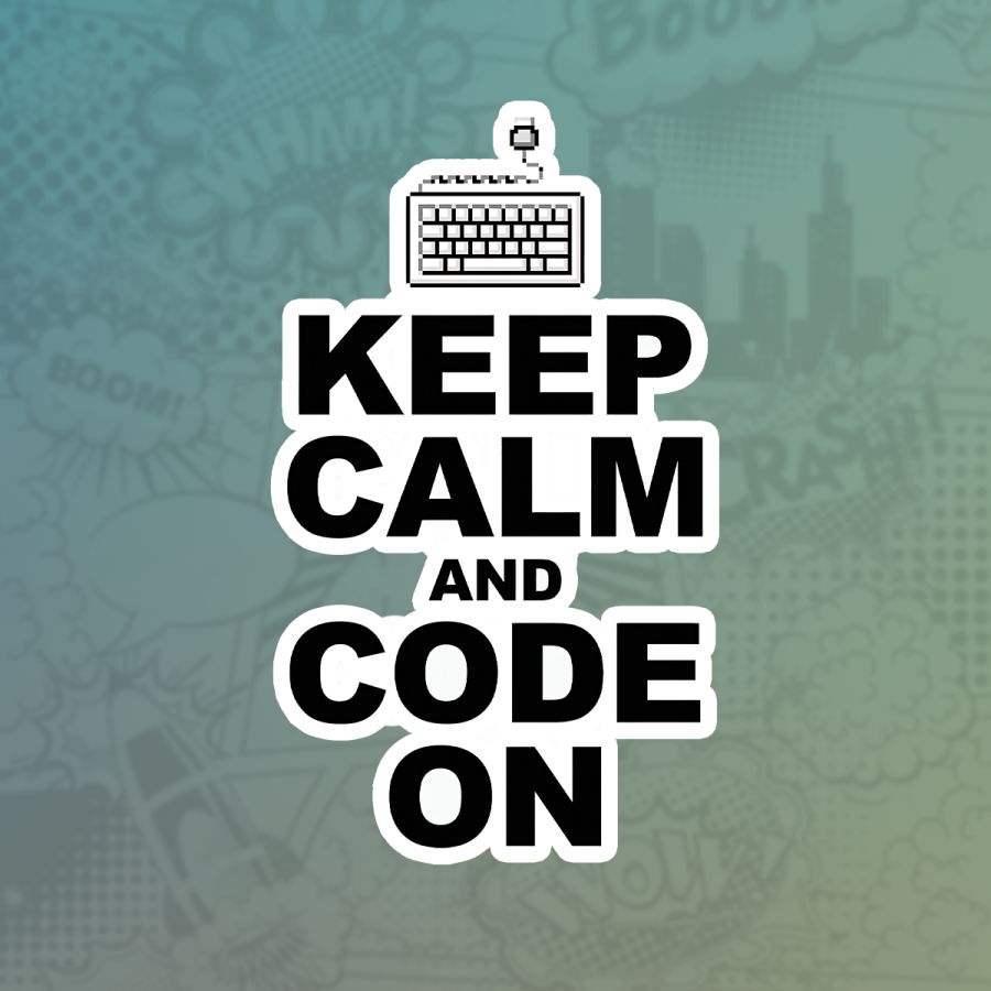 CODE ON STIKER