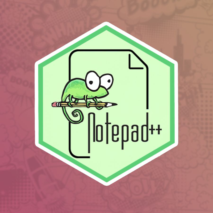 NOTEPAD++ STIKER