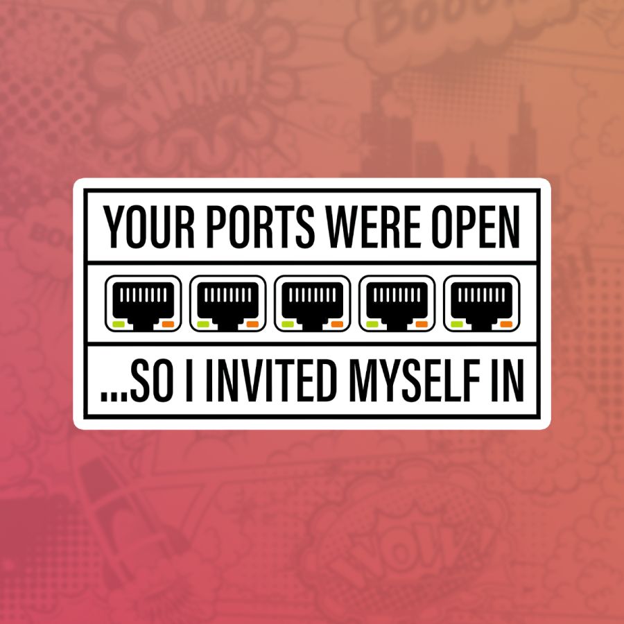 OPEN PORTS STIKER