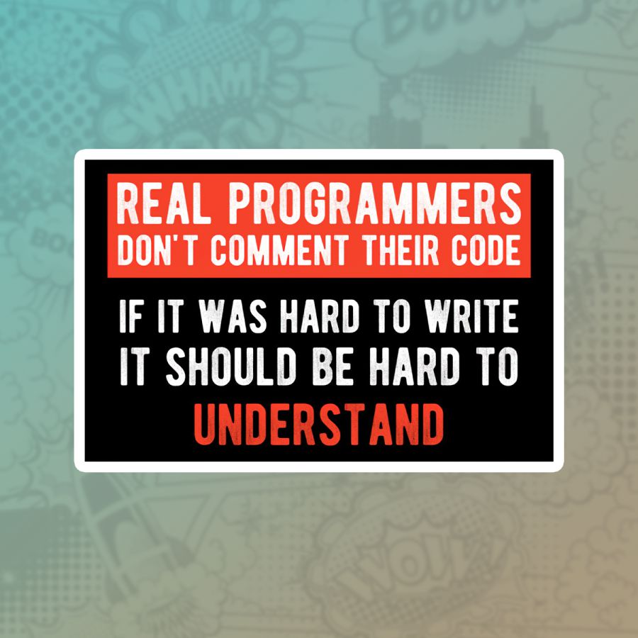 REAL PROGRAMMERS STIKER