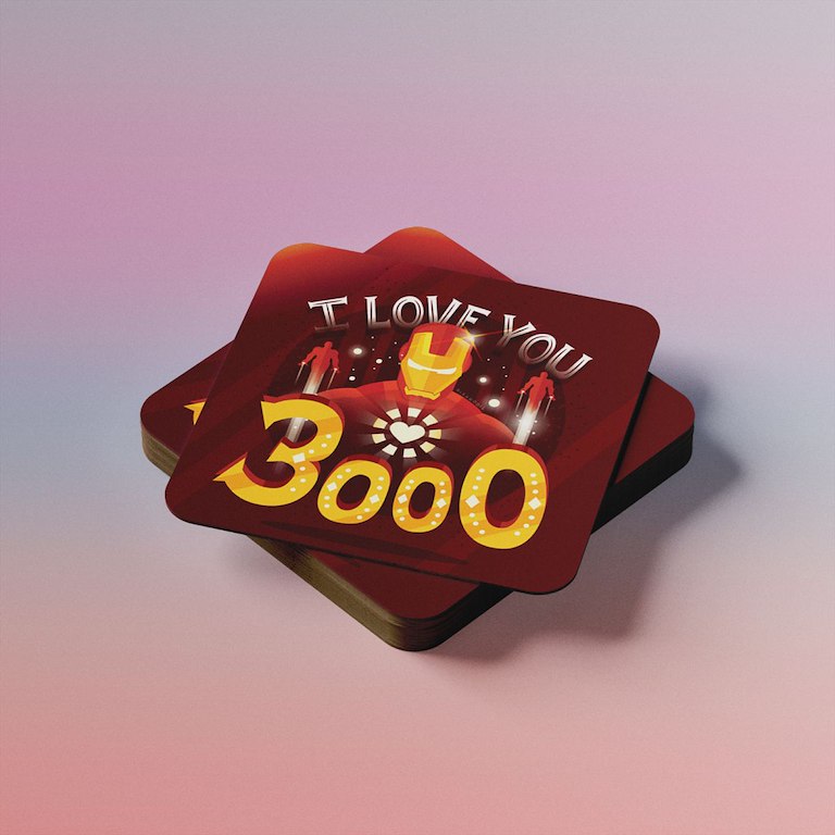 I LOVE YOU 3000 PODMETAČ