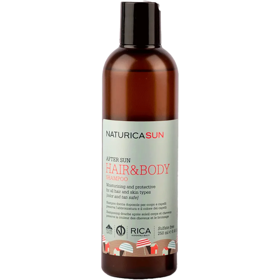 Rica – Naturica Sun – After Sun Hair & Body Shampoo – 250ml