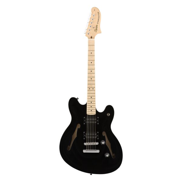 SQUIER BY FENDER AFFINITY SERIES™ STARCASTER®, MAPLE FINGERBOARD, BLACK BOJA