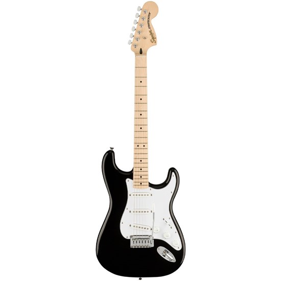 SQUIER BY FENDER AFFINITY SERIES™ STRATOCASTER®, MAPLE FINGERBOARD, WHITE PICKGUARD, BLACK