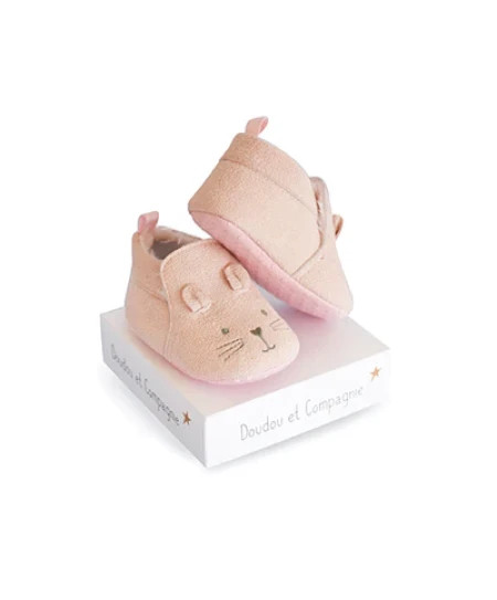 Doudou nehodajuće patikice - roze 0-6 m ( DC3708 )