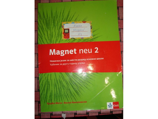 MAGNET NEU 2 - UDŽBENIK ZA NEMAČKI JEZIK - VI RAZRED