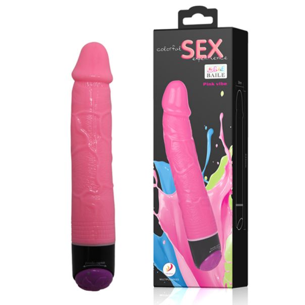 Roze Vibrator 23cm