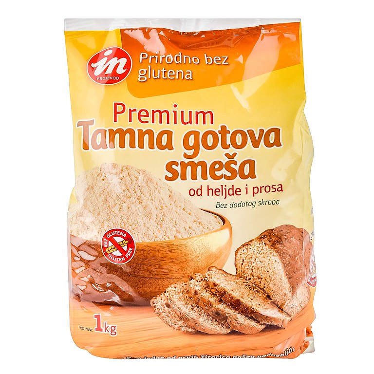 IN smeša bezglutena mix tamna s 1kg IN