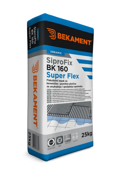 Bekament SiproFix BK 160 SUPER FLEX C2TE 25/1 Lepak za keramičke pločice