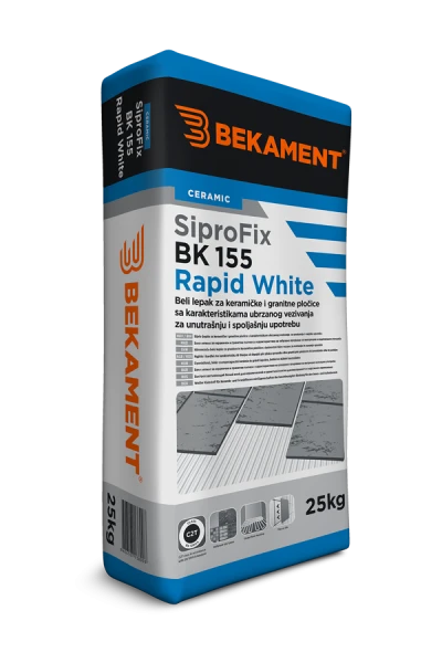 Bekament Siprofix BK 155 RAPID WHITE C2T 25/1 Beli lepak za keramičke pločice