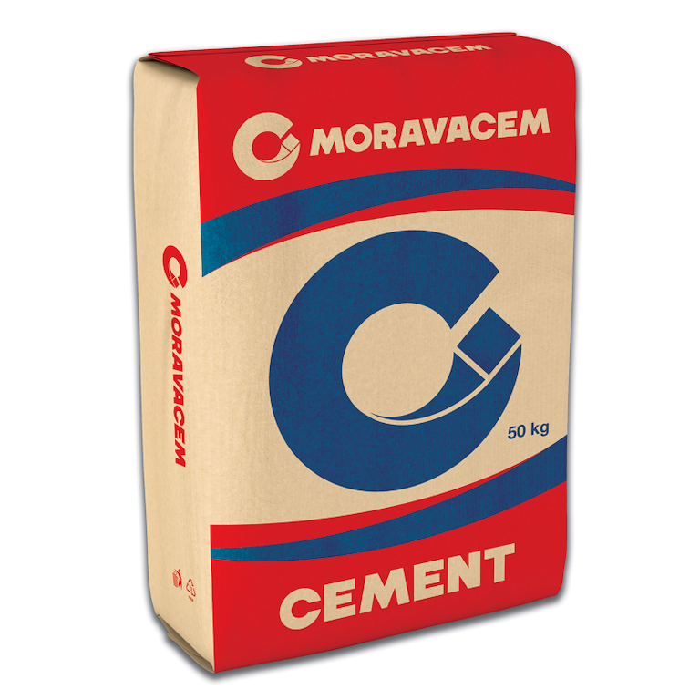 Moravacem pakovan cement PC 50M (V-L) 42.5 N, 50kg