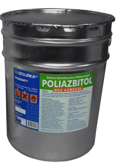 Poliazbitol 22/1 elastomer bitumenska pasta sa organskim rastvaračem