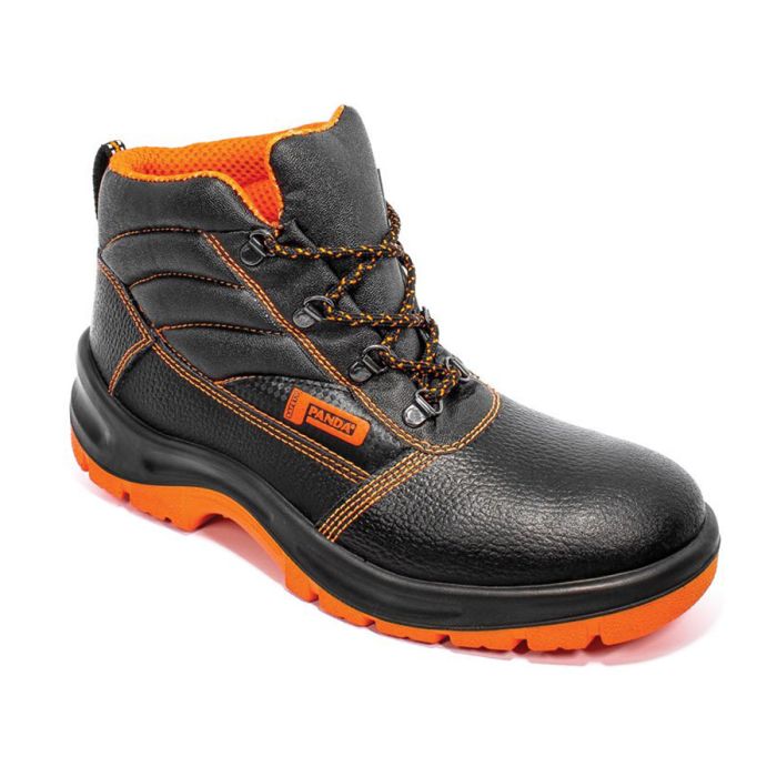 Duboke zaštitne cipele PANDA ALFA NEOS čelična kapa crno-narandžasta 39