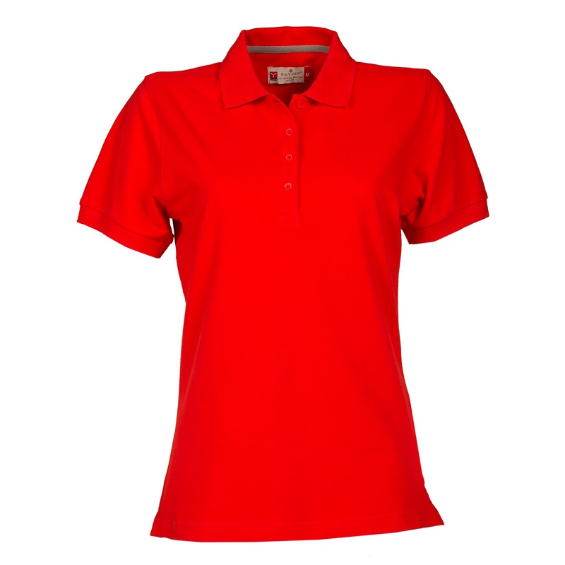 Ženska polo majica kratkih rukava PAYPER VENICE LADY, 100% pamuk, crvena XL