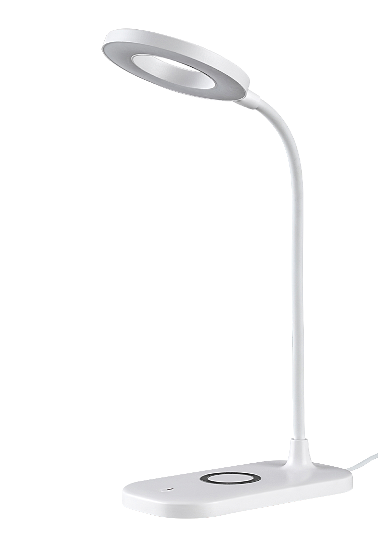 Hardin LED stona lampa bela 5W 210Lm 2700-6000K bežično punjenje telefona H29c