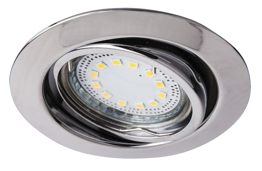 Lite LED ugradni spot GU10 3x3W hrom