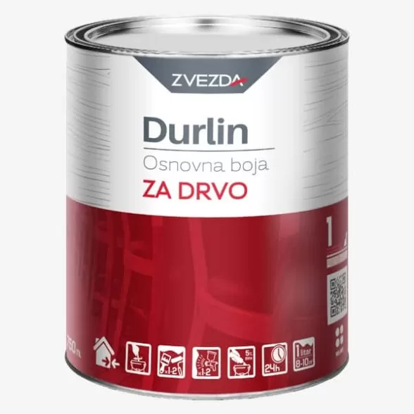 DURLIN Osnovna boja za drvo-bela 0,75 l