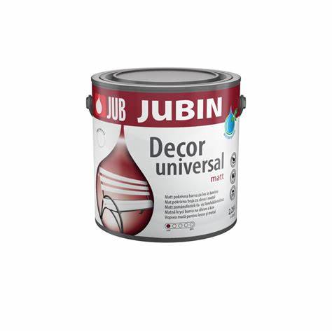 JUB Pokrivna boja Jubin Decor Universal Matt 1000 0,585 L (Dum)