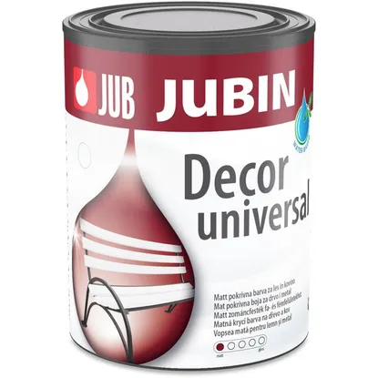 JUB Pokrivna boja Jubin Decor Universal Rum. 2 Gl. 0,65 L (Jud)