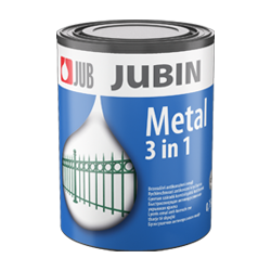 JUB Pokrivni premaz Jubin metal 3 In 1 sivi 0,75L