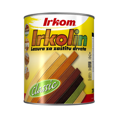 Lazura za drvo Irkolin Classic Tik 0.75l