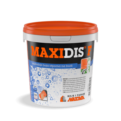 MAXIDIS F unutrašnja, vodoperiva, disperziona boja 0.65L