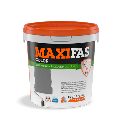 MAXIFAS Color tonirana, fasadna boja, na bazi akrilata 0.65L, oranž