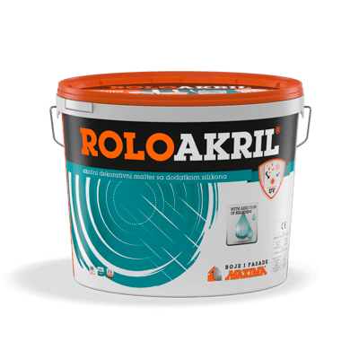 ROLOAKRIL 25KG, baza A, zariban, 1,5 mm