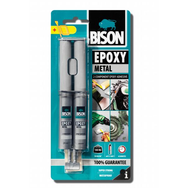 Bison epoxy metal 24ml 153100