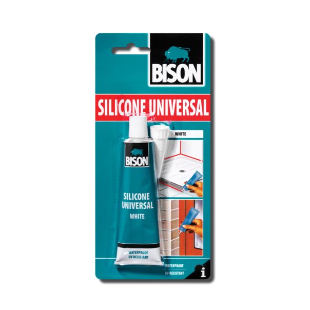 Bison silicone universal white crd 60 ml