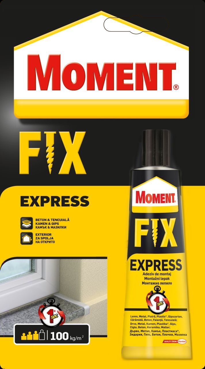 Montažni lepak Moment FIX Express 75g