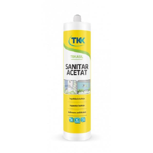 Silikon sanitar acetat TKK SEAL Classic silicone 280ml Transparent