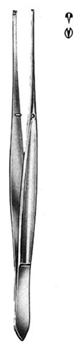 Pinceta Cushing, 1:2, 17.5cm, prava
