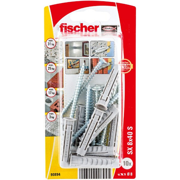 Fischer Sx Plus 8X40 Tipl/Vijak
