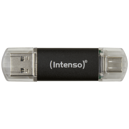 (Intenso) USB Flash drive 128GB, USB 3.2, USB-C, USB-A, Twist Line - USB3.2-128GB/Twist Line