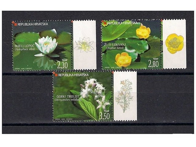 cf Hrvatska 2006. Flora cista serija MNH