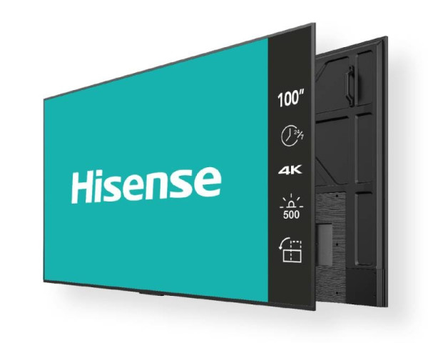 HISENSE 100 inča 100BM66D 4K UHD 500 nita Digital Signage Display - 247 Operation