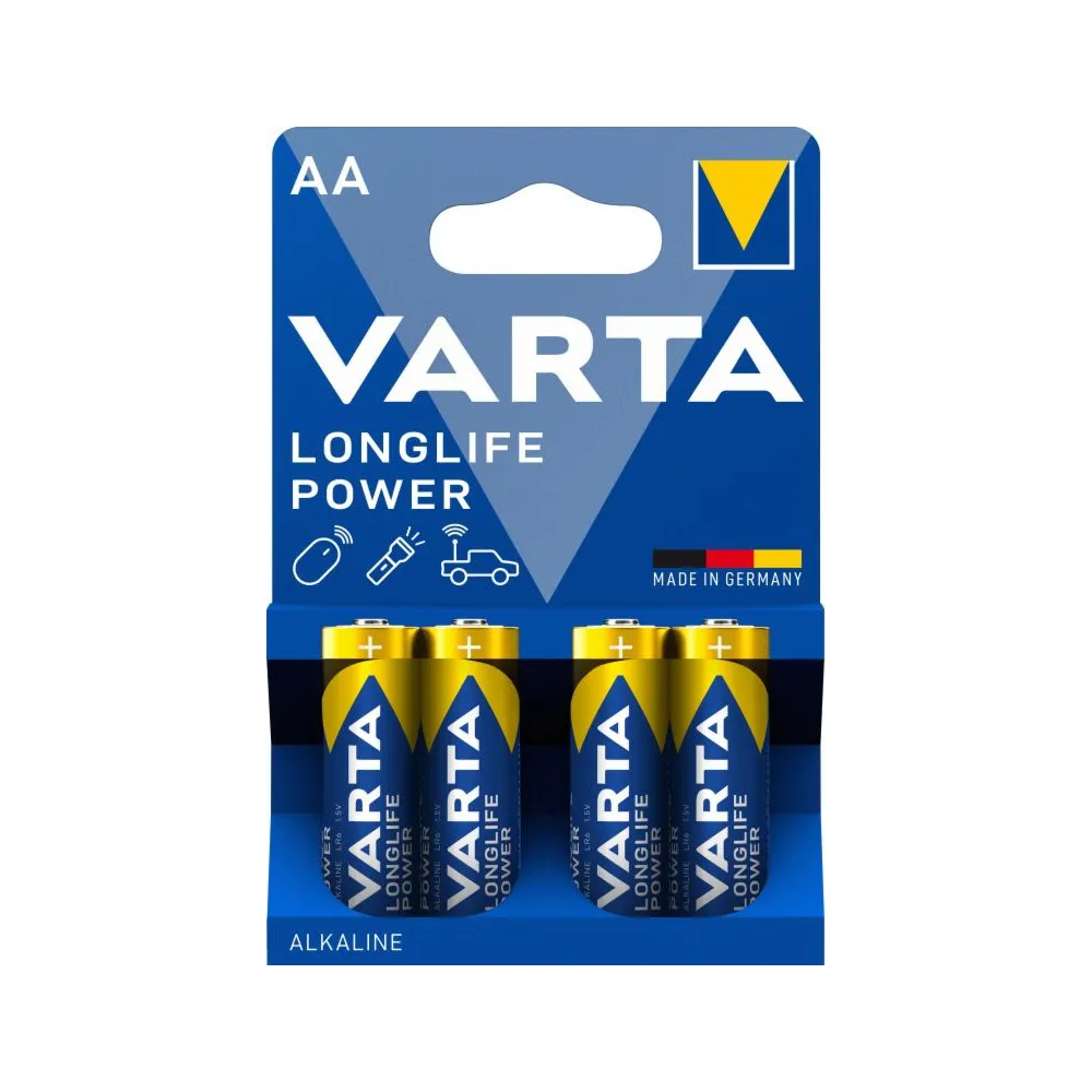 Varta Alkalne baterije AA LP LR6 - 4/1