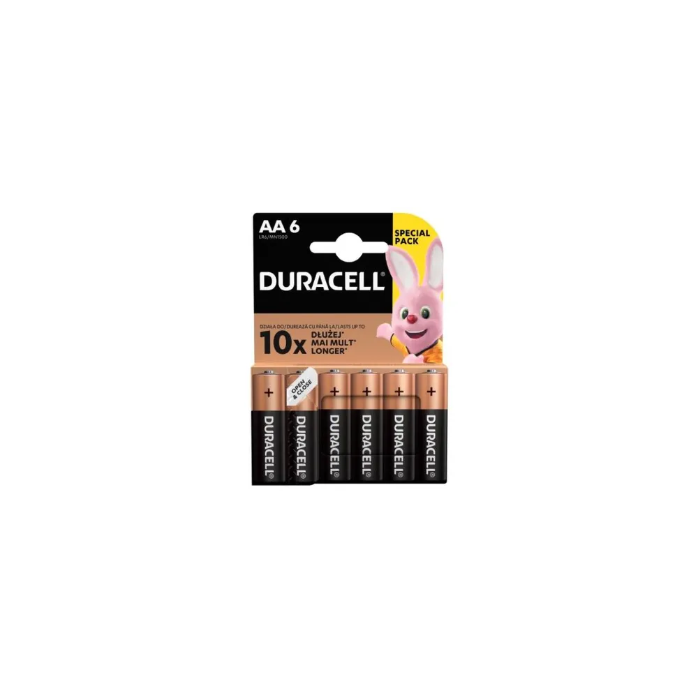 Duracell Alkalne baterije Basic AA LR6 / MN1500 - 6 komada