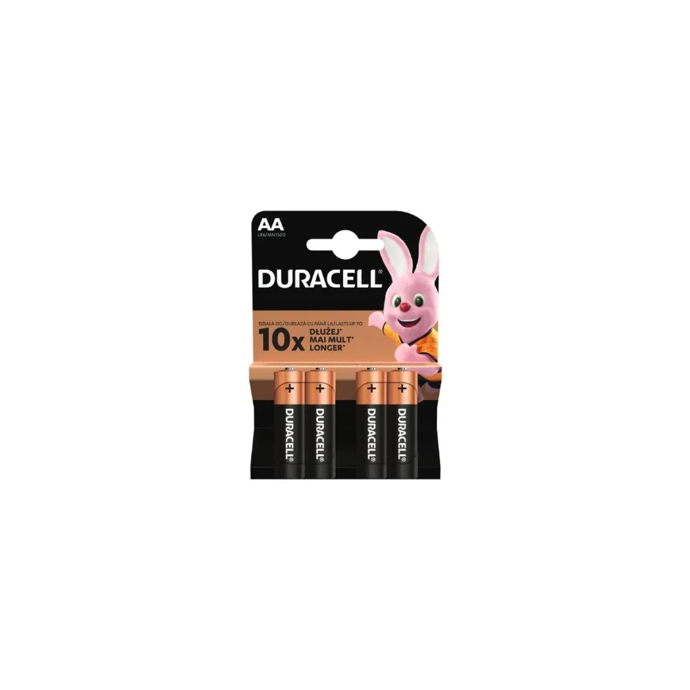 Duracell Alkalne baterije Basic AA LR6 / MN1500 - 4 komada