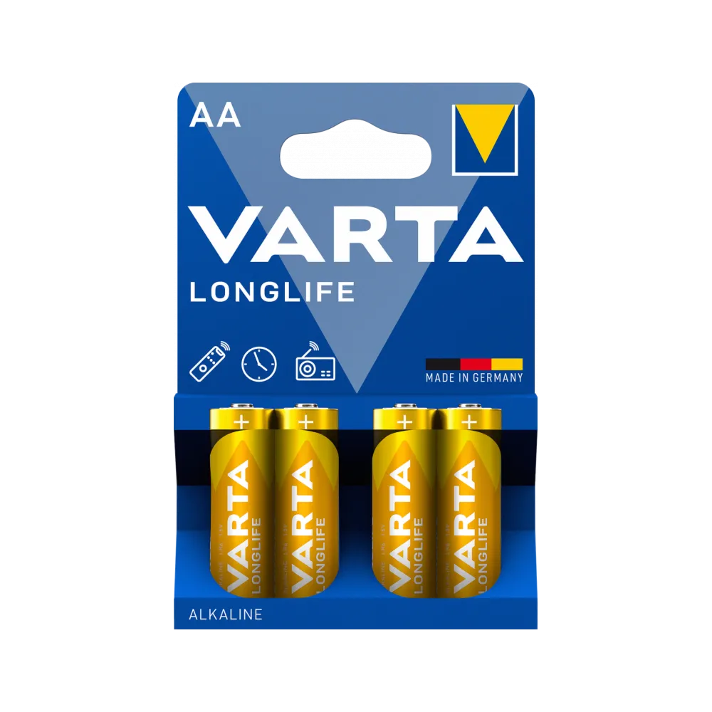 Varta Alkalne baterije AA L LR6 - 4/1