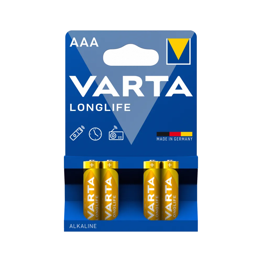 Varta Alkalne baterije AAA L LR03 - 4/1