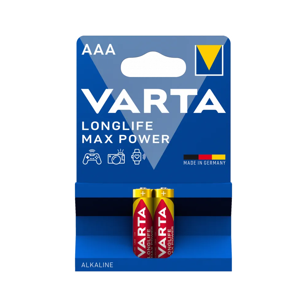 Varta Alkalne baterije AAA LMP LR03 - 2/1