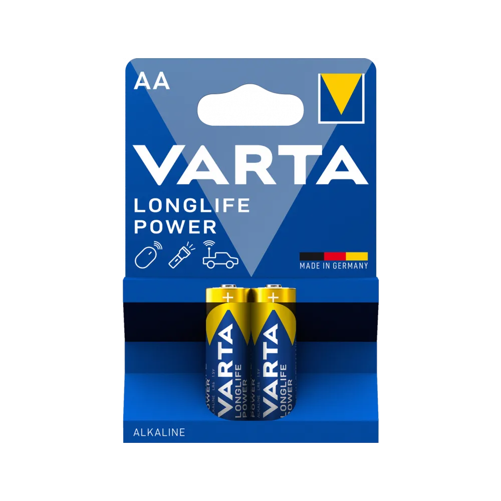 Varta Alkalne baterije AA LP LR6 - 2/1