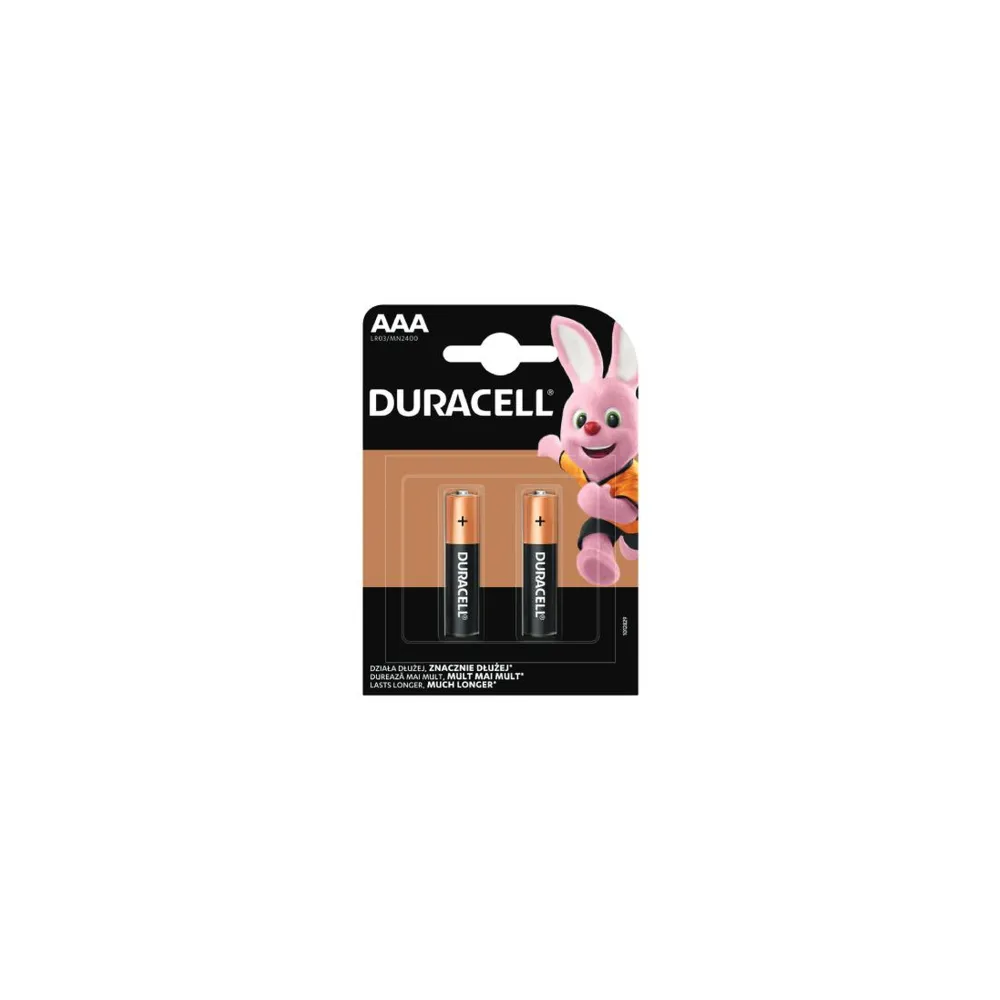 Duracell Alkalne baterije Basic AAA LR03 / MN2400 - 2 komada