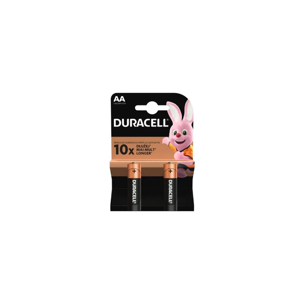 Duracell Alkalne baterije Basic AA LR6 / MN1500 - 2 komada