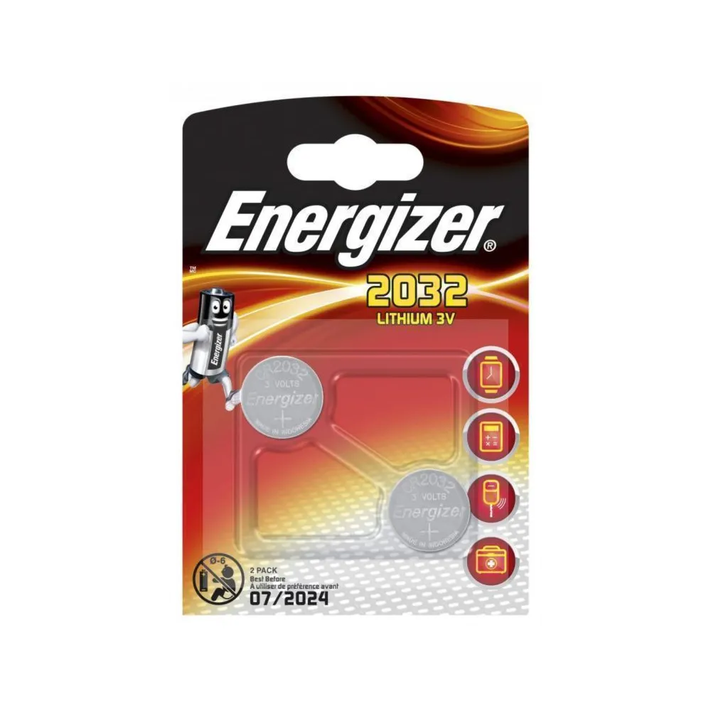 ENERGIZER Baterija LITIJUM CR2032 BL.2